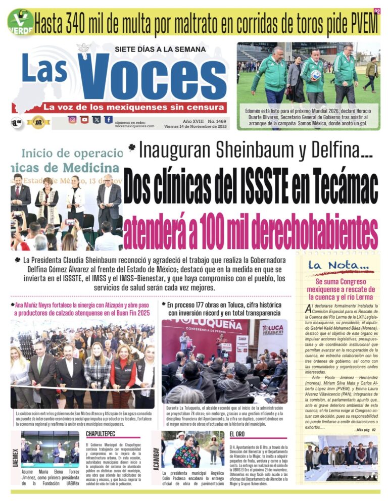Inauguran Sheinbaum y Delfina Dos clínicas del ISSSTE en Tecámac ...